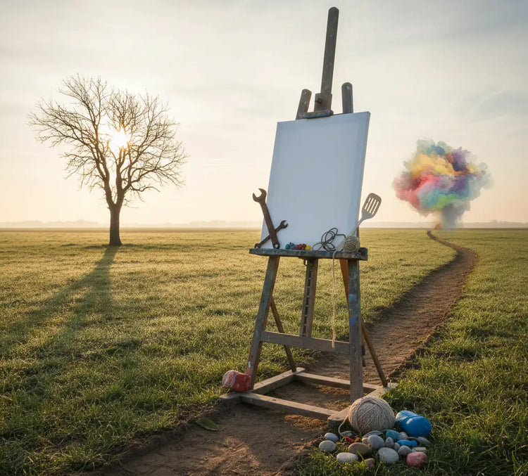 The Artist’s Lie | Why You Do Not Need Talent to Paint – ArtVibe Wellness